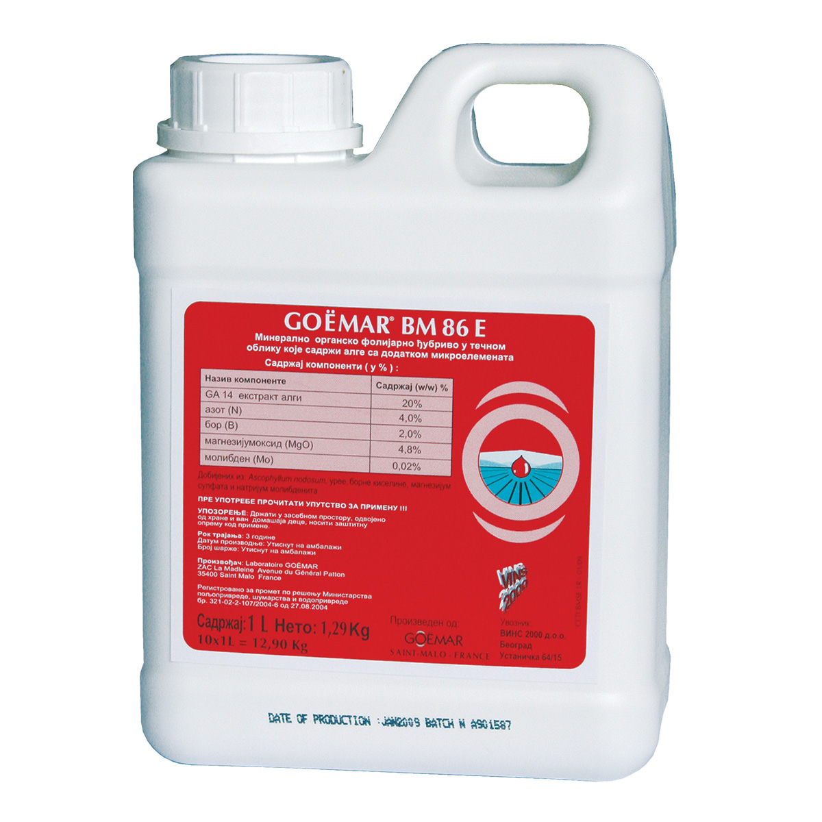 Goemar BM 86 1 l | Agromarket