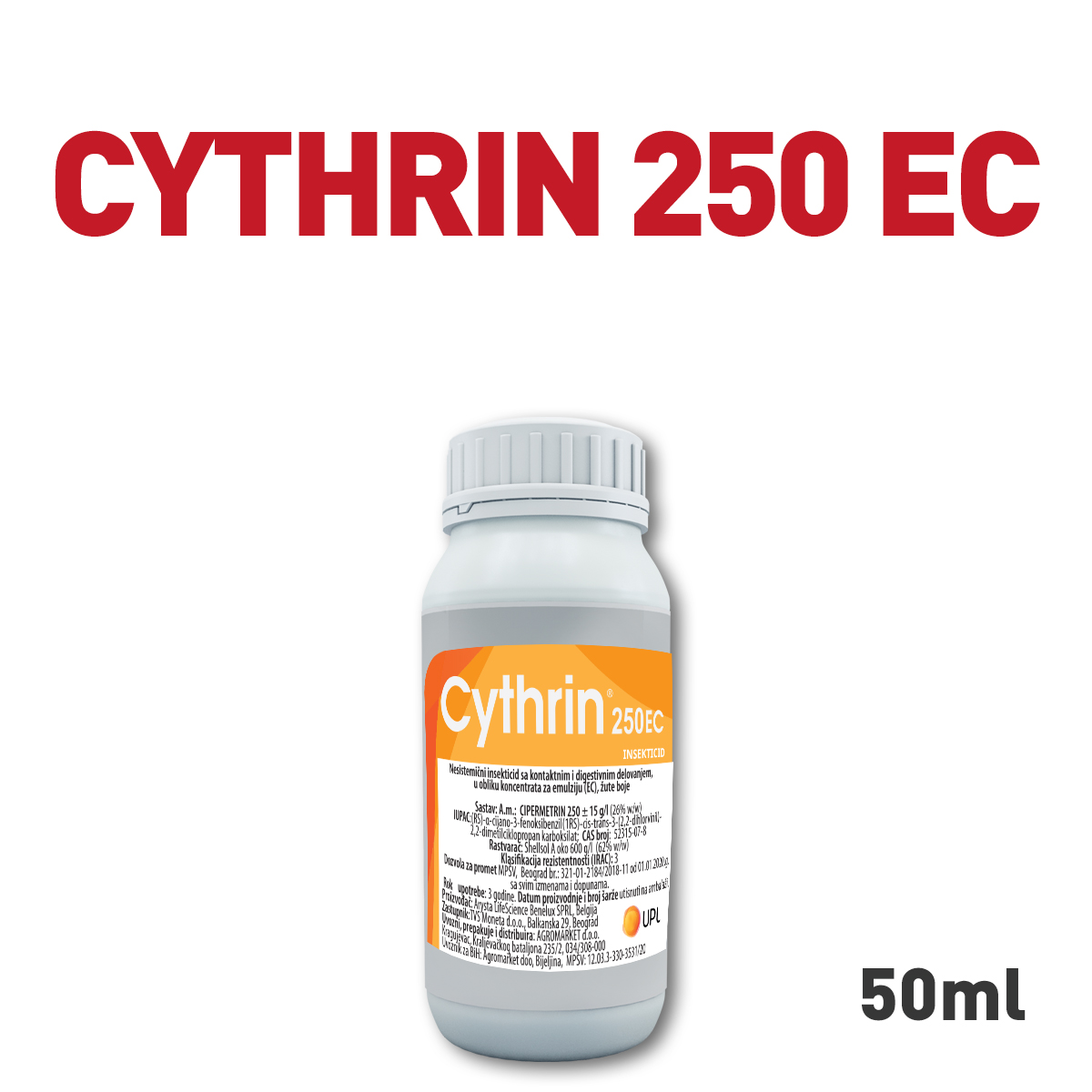 Cythrin 250 EC 50 ml | Agromarket