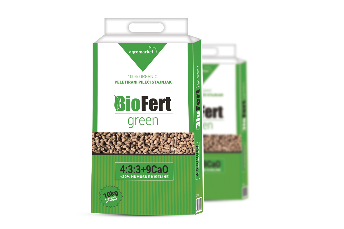 BioFert Green 4-3-3 (pileći stajnjak) 25 kg | Agromarket